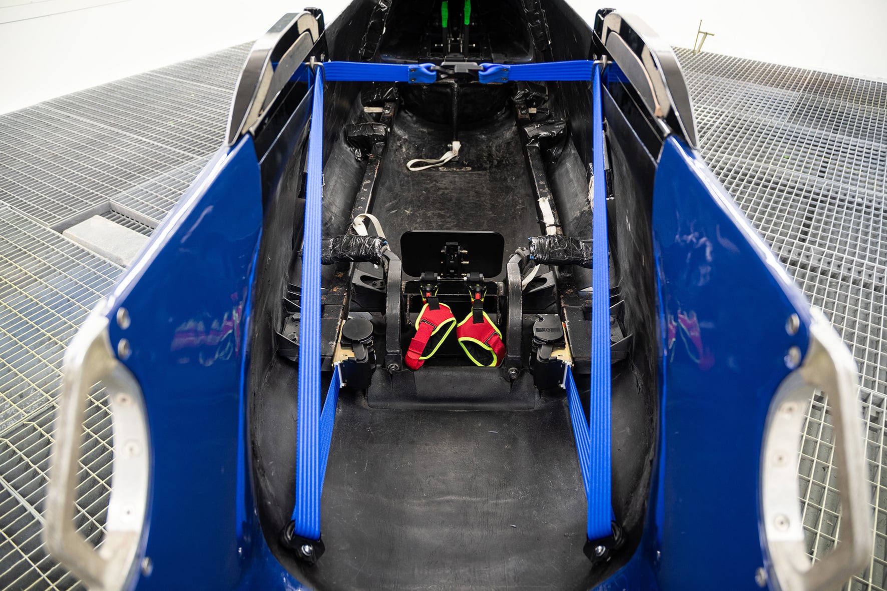 Greater safety in bobsleigh: ducking your head and holding on tight is ...